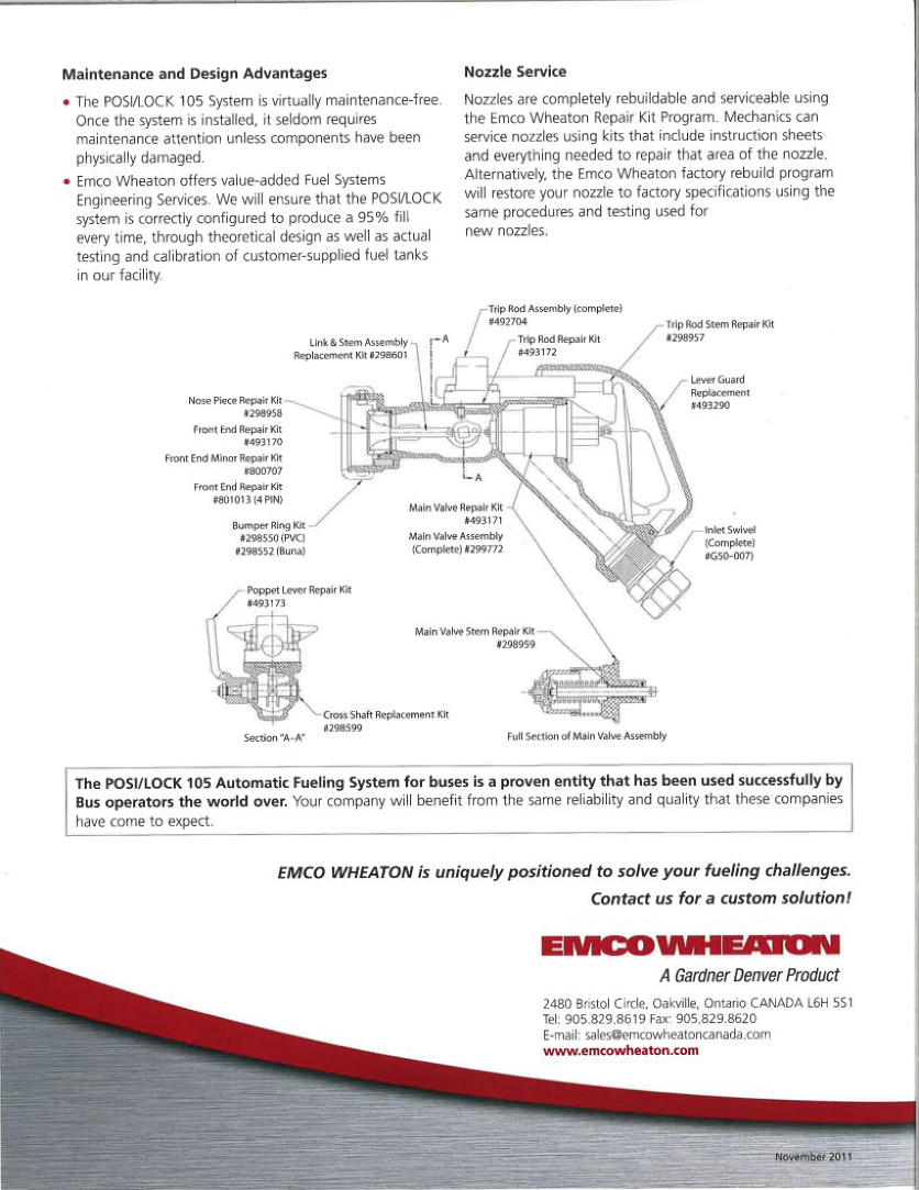 Tramway Fueling System, Inc. POSI/LOCK